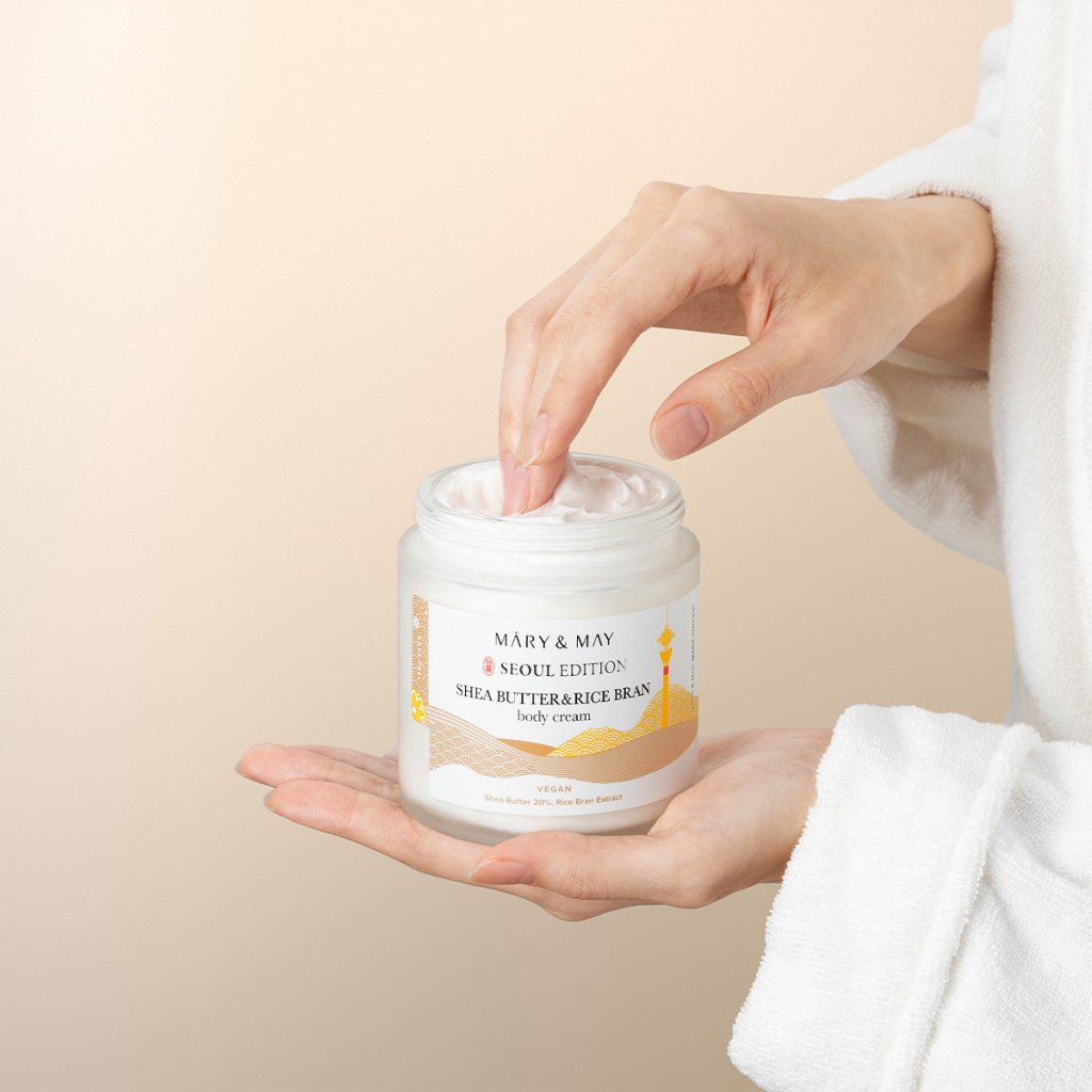 Mary&May Seoul Shea Rice Body Cream – Pirinç Vücut Kremi 250ml – Vionine
